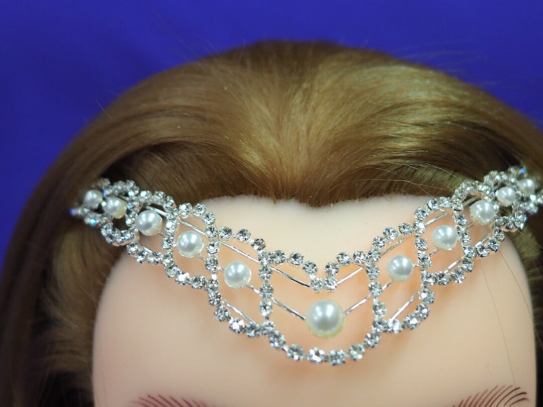 Medieval Bridal Costume Forehead Circlet Hair Jewelry - Etsy