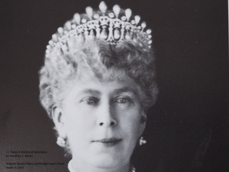 Princess Diana Queen Mary Cambridge Lover's Knot Replica - Etsy