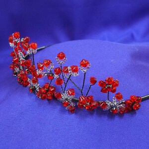 Red Tiara - Etsy