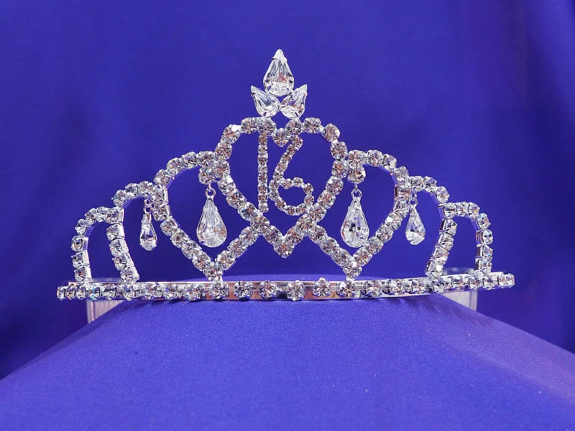 Sweet Sixteen Tiara Crown 16th Birthday Gift Princess Party - Etsy