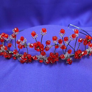 Red Tiara - Etsy