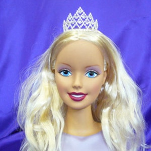 Big Barbie Doll Tiara Crown - Etsy