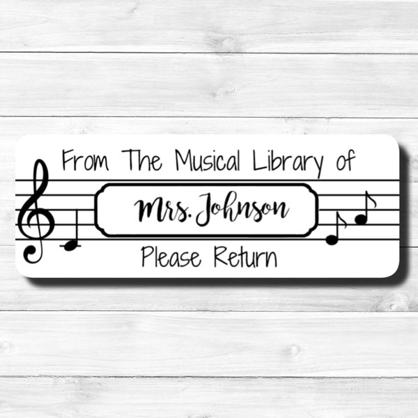 From the Library of Stickers - Etsy