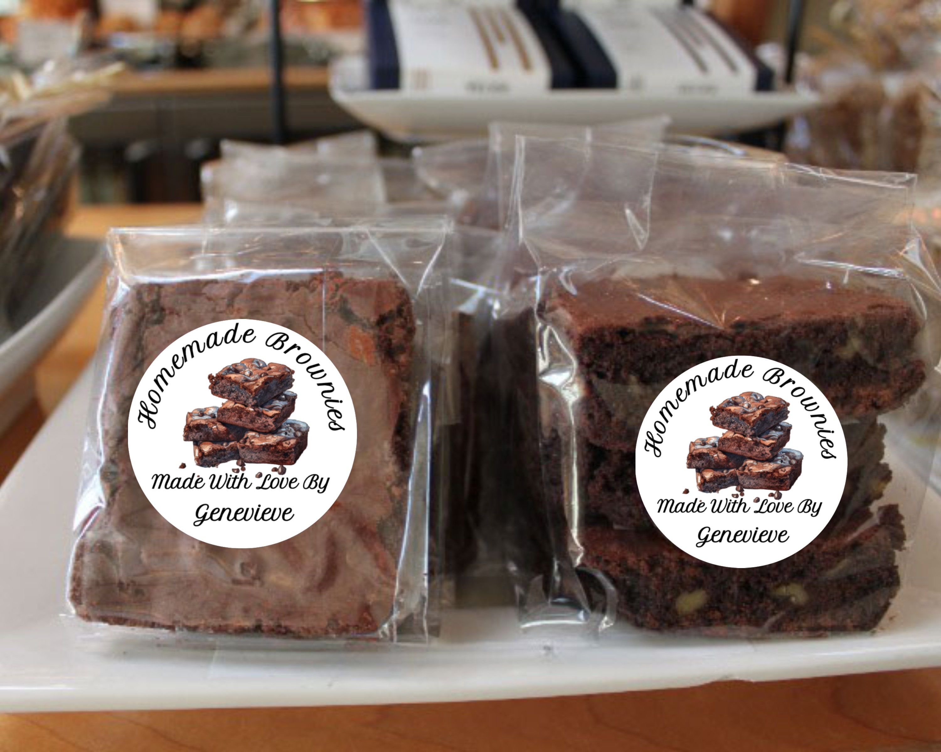 Homemade Brownies Brownie Personalized Baking Baked Goods Kitchen ...