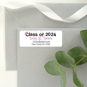 Class of 2024 Hanging Letters Banner Graduation Cap High School Collage ...
