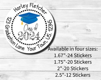 Graduation Return Address Labels 30 per Sheet Graduation - Etsy