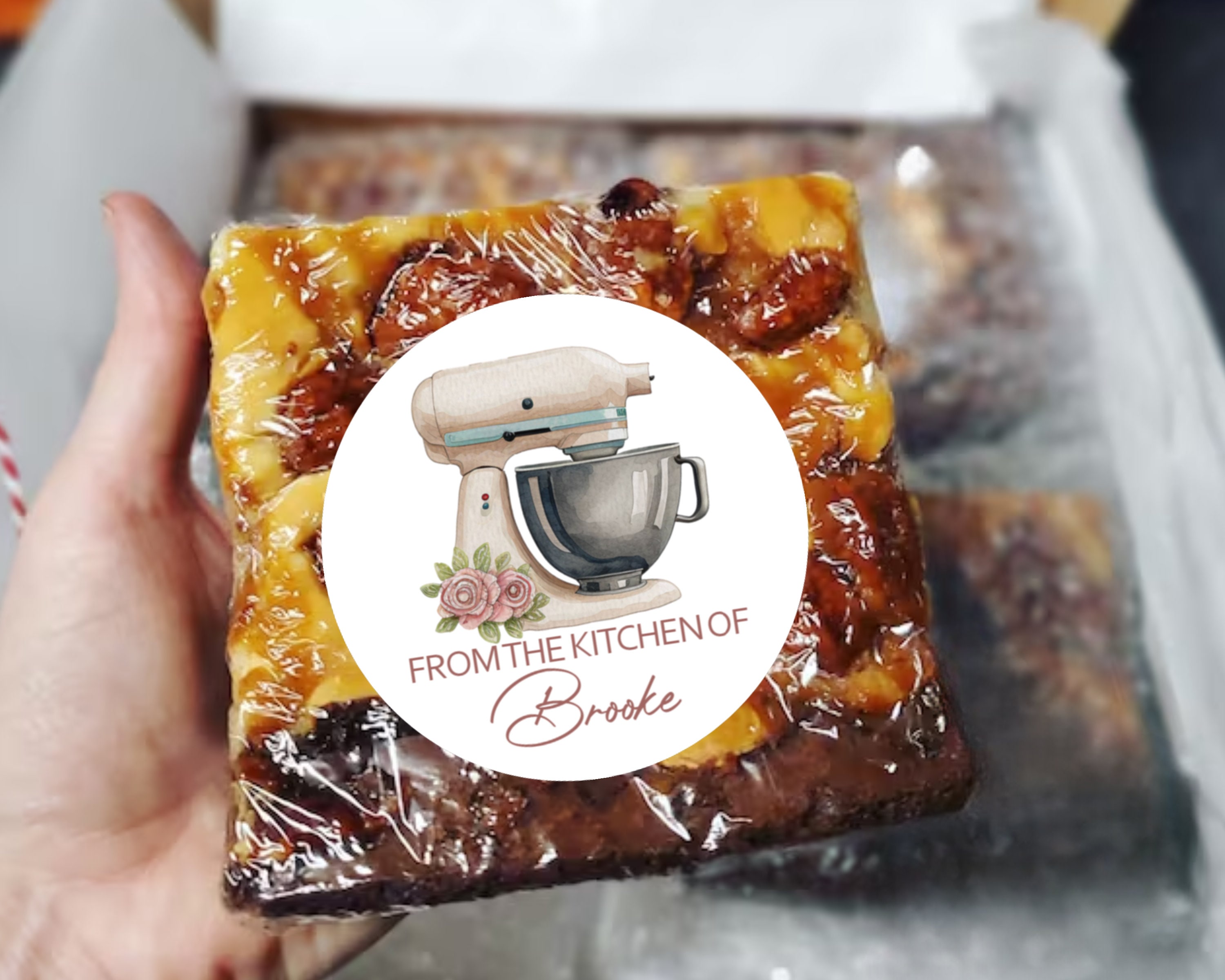 From the Kitchen of Labels Baking Stickers Stand Mixer Boho Baking ...