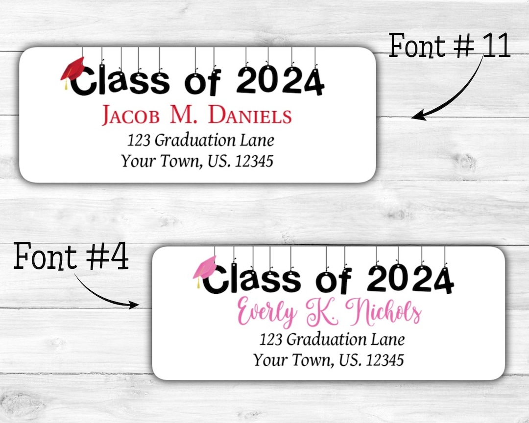 Class of 2024 Hanging Letters Banner Graduation Cap High School Collage ...