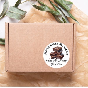 Homemade Brownies Brownie Personalized Baking Baked Goods Kitchen ...