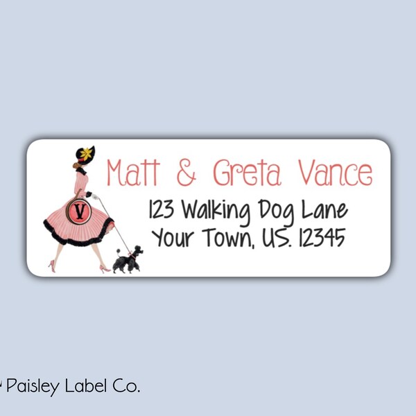 Lady With Poodle - Etsy