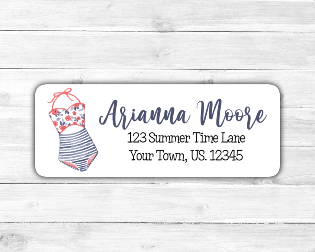 Swimsuit Bathing Suit Beach Pool Party Bikini Summer Time Fun Return ...