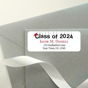 Class of 2024 Hanging Letters Banner Graduation Cap High School Collage ...