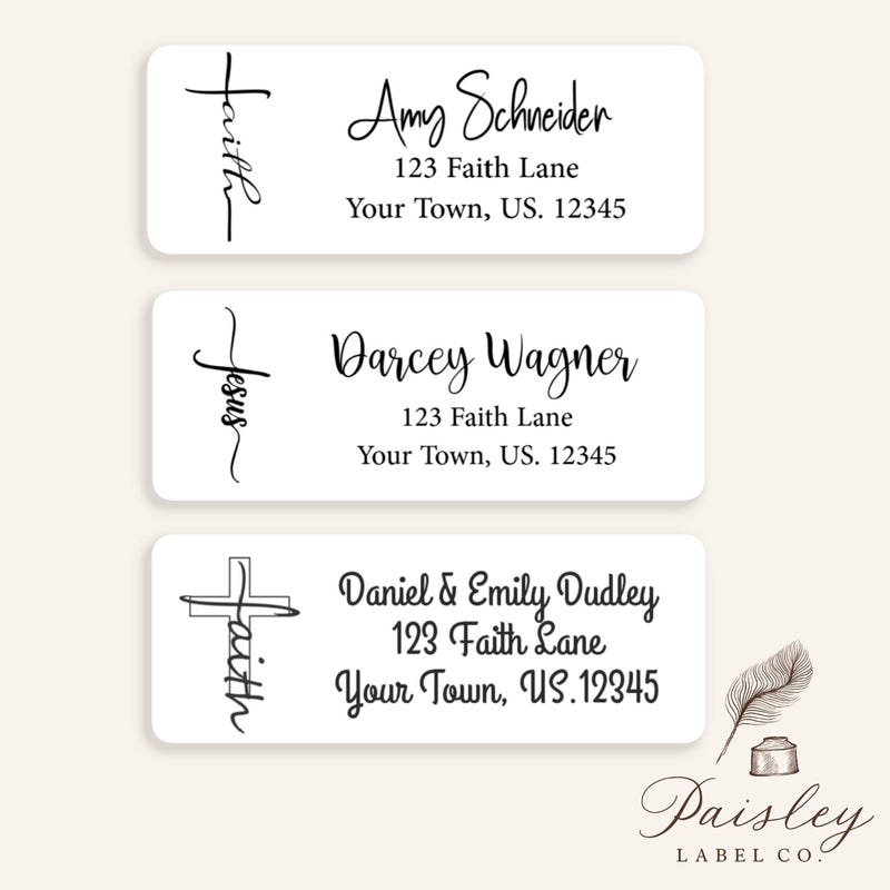 Cross Return Labels - Etsy