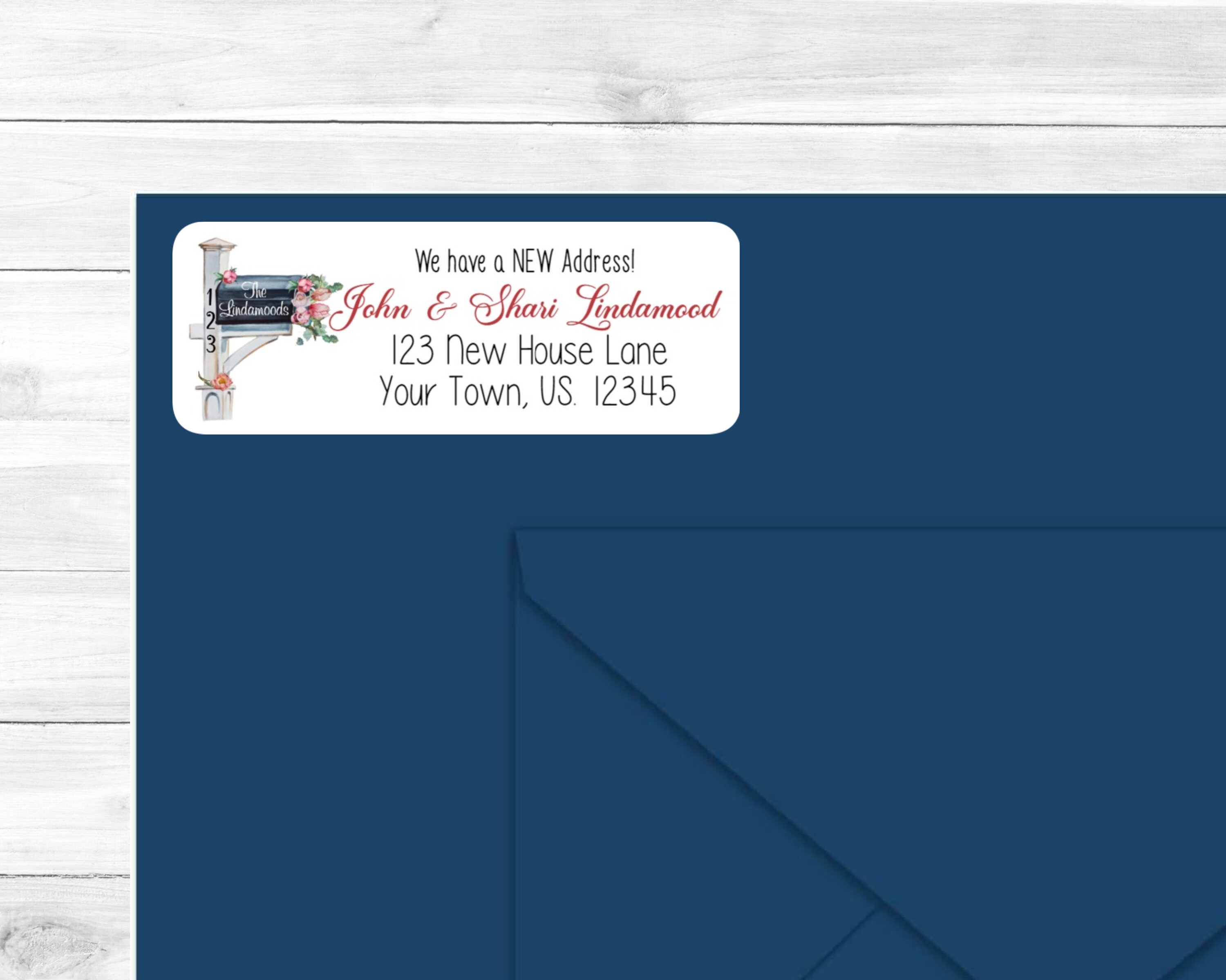 Personalized Mailbox We've Moved Moving New Home Floral - Etsy