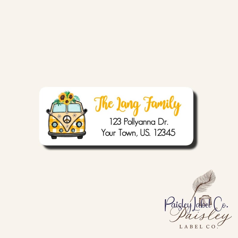 1970s Address Labels - Etsy