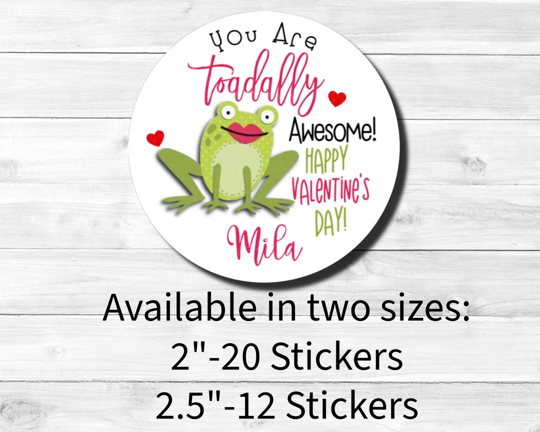 You Are Toadally Awesome Frog Toad Kid Happy Valentine's Day Heart ...