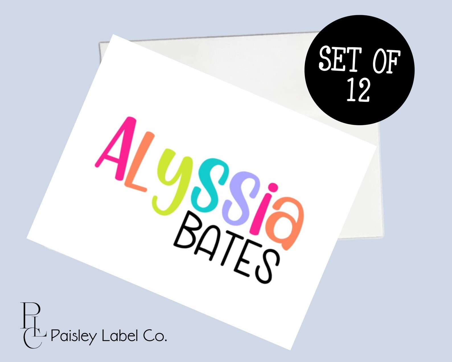 Colorful Note Cards for Kids Stationery for Girls Bright Colors Kid ...