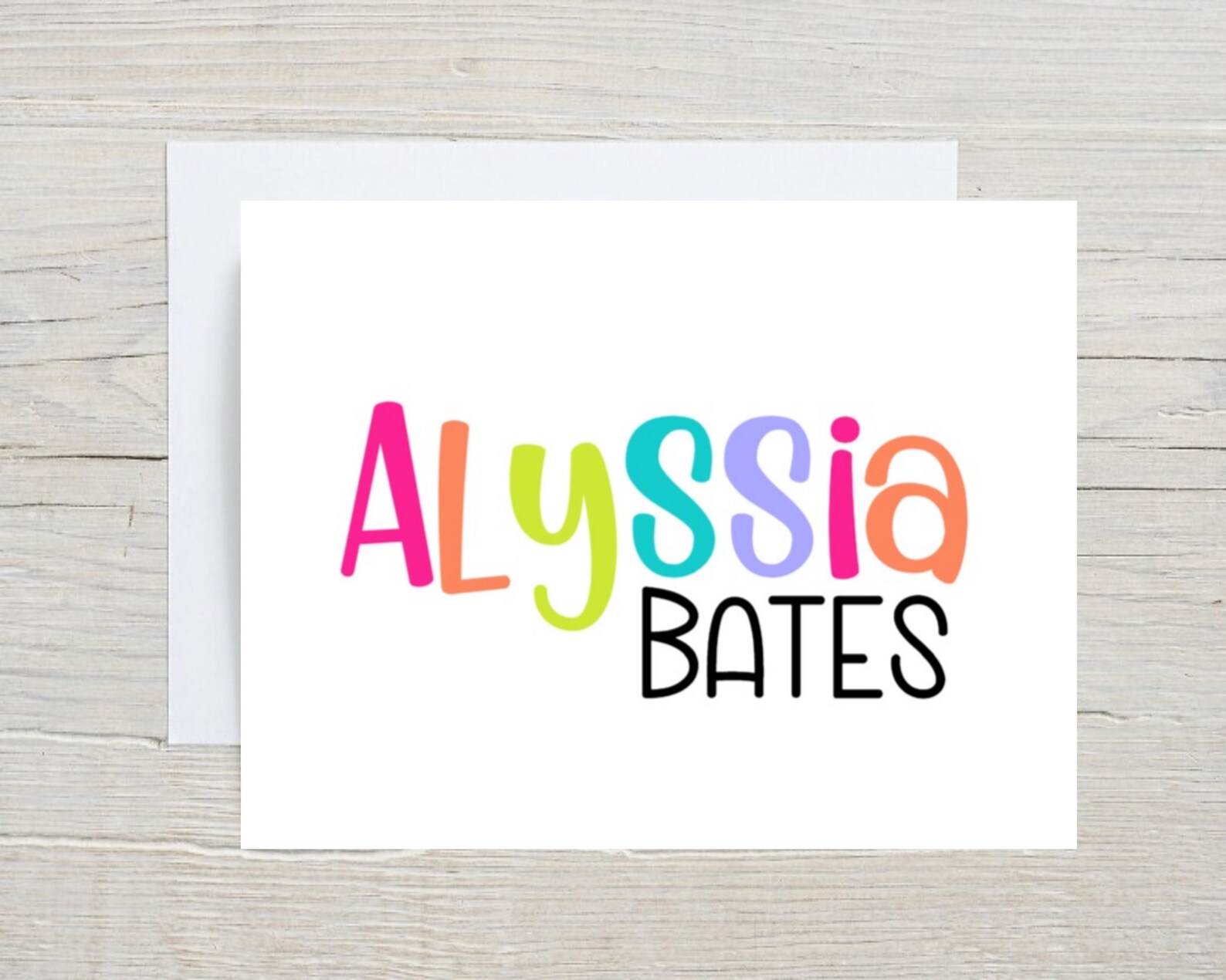 Colorful Note Cards for Kids Stationery for Girls Bright Colors Kid ...