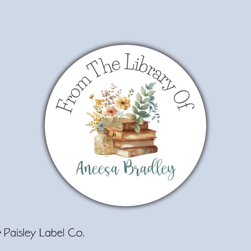 Book Plates Stickers - Etsy