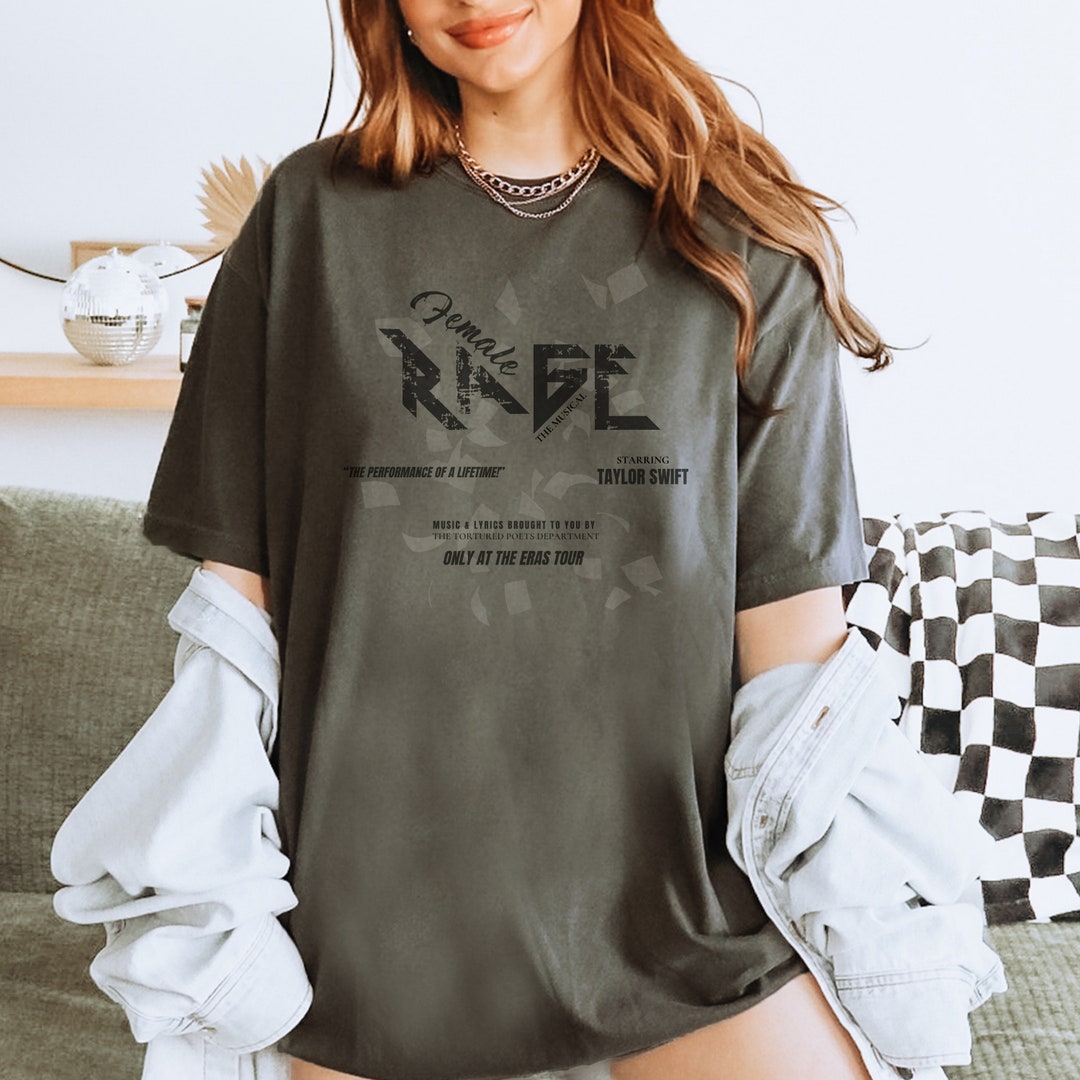 Female Rage the Musical TTPD Eras Tour Tee Who's Afraid of Little Old ...