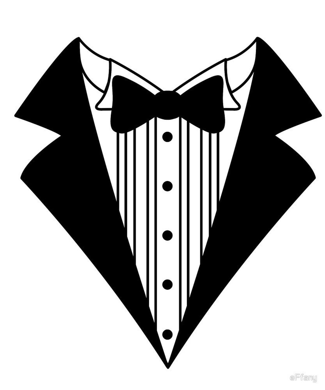 Tux -(2)- T Shirt Heat Transfer - Tuxedo - Etsy