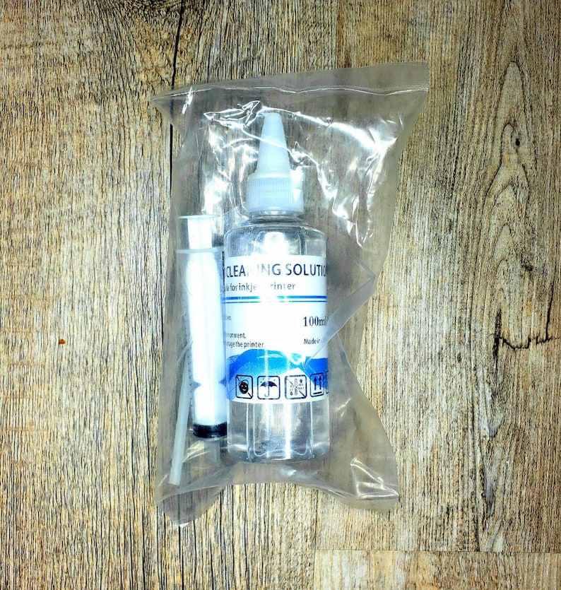 Print Head Cleaner 100ml Bottle 10ml Syringe and Tube - Etsy Print Head Cleaner 100ml Bottle 10ml Syringe and Tube - Etsy