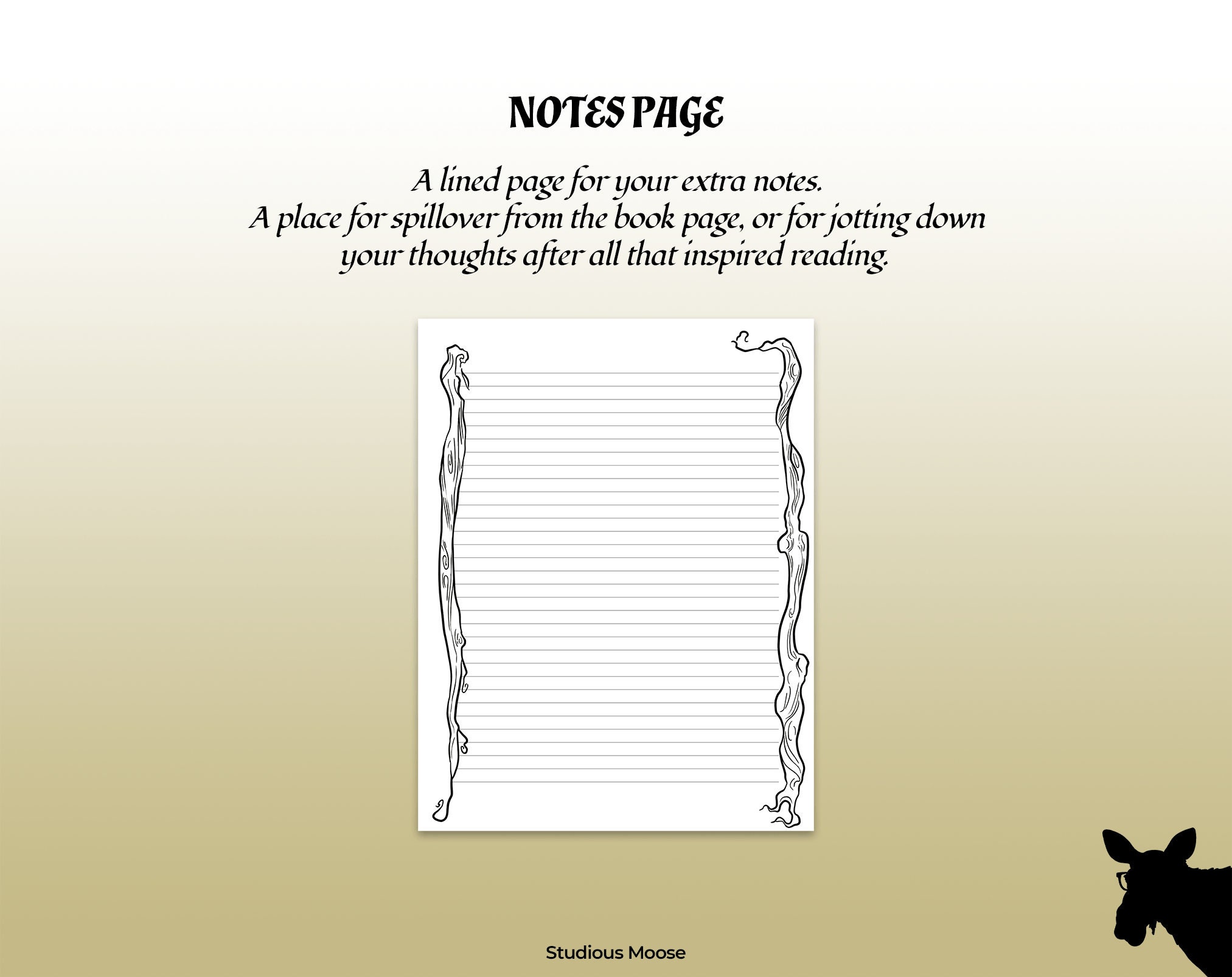 Printable Book Journal, Fantasy Style: A Digital PDF Download to Track ...