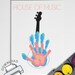 Guitar - Love Music Handprint and Footprints Art Printable for Kids ...
