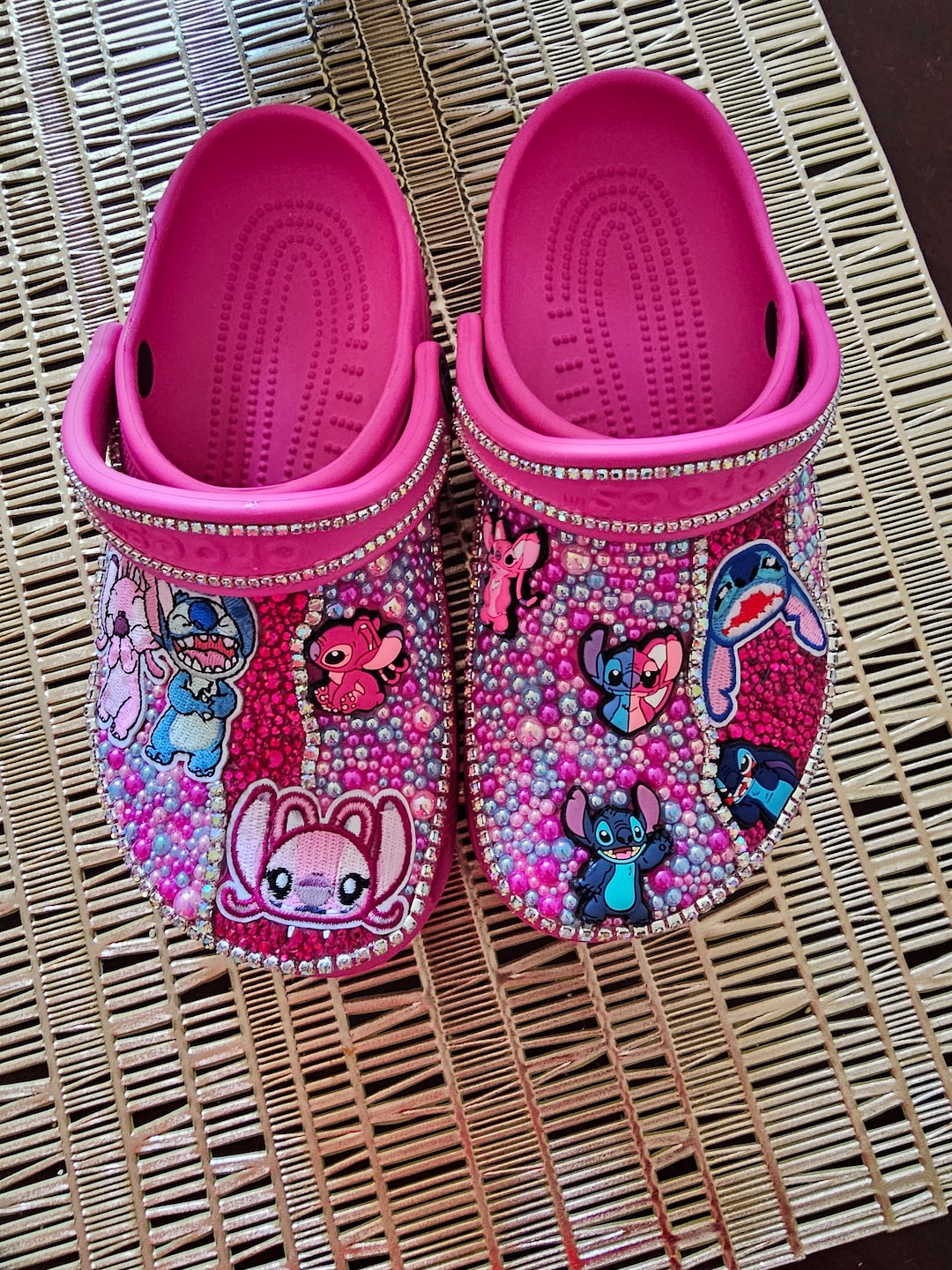 Bling Stitch Crocs - Etsy