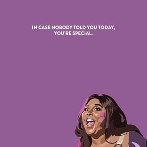 PRINTABLE Lizzo Special Illustration Art Print in Case Nobody Told You ...