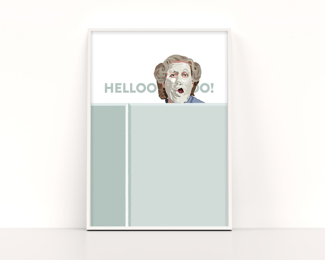 PRINTABLE Mrs. Doubtfire Illustration Art Print Welcome - Etsy