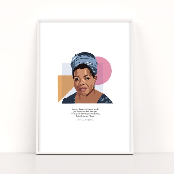 Maya Angelou - Etsy
