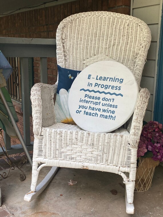 E-learning in Progress Sign | Etsy