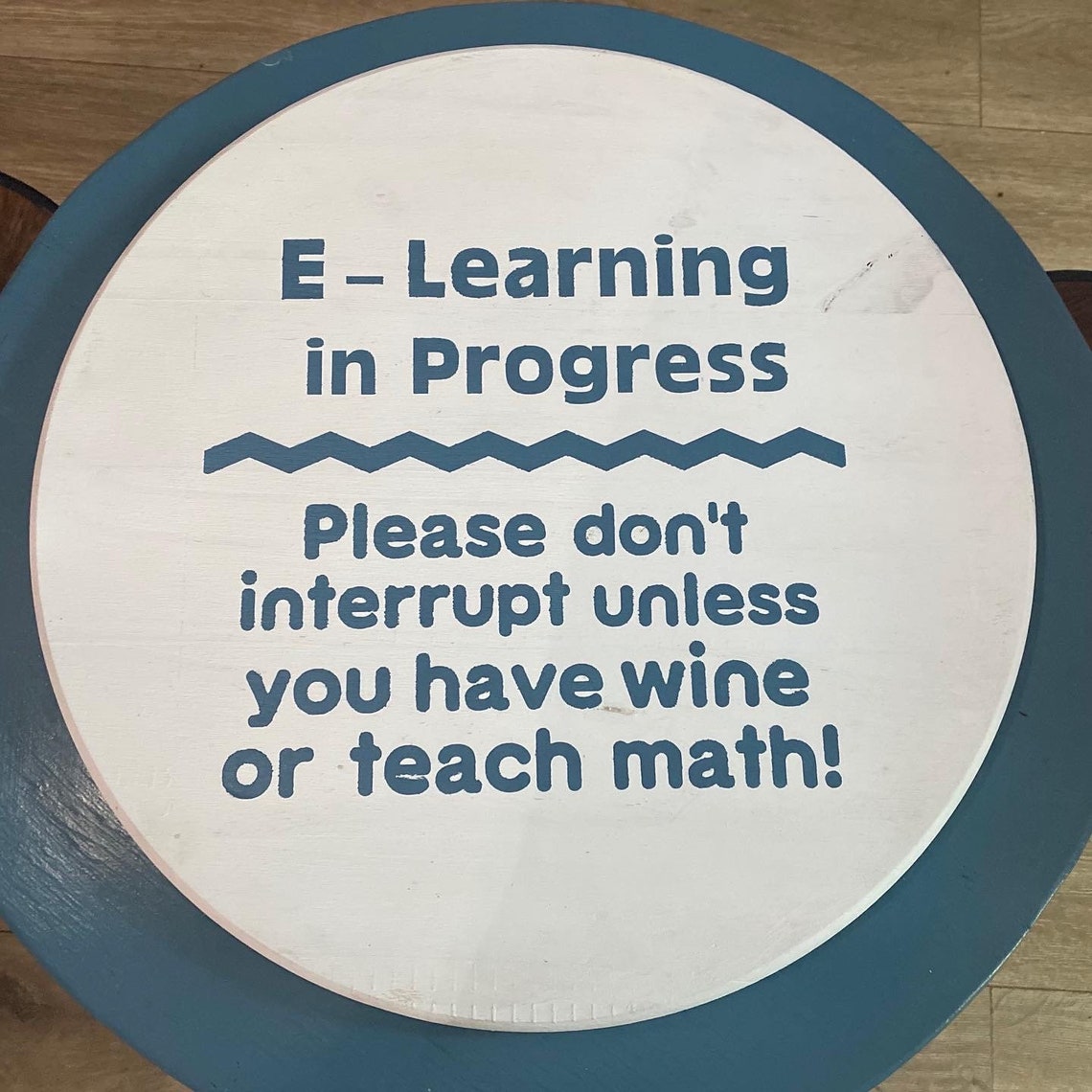 E-learning in Progress Sign - Etsy