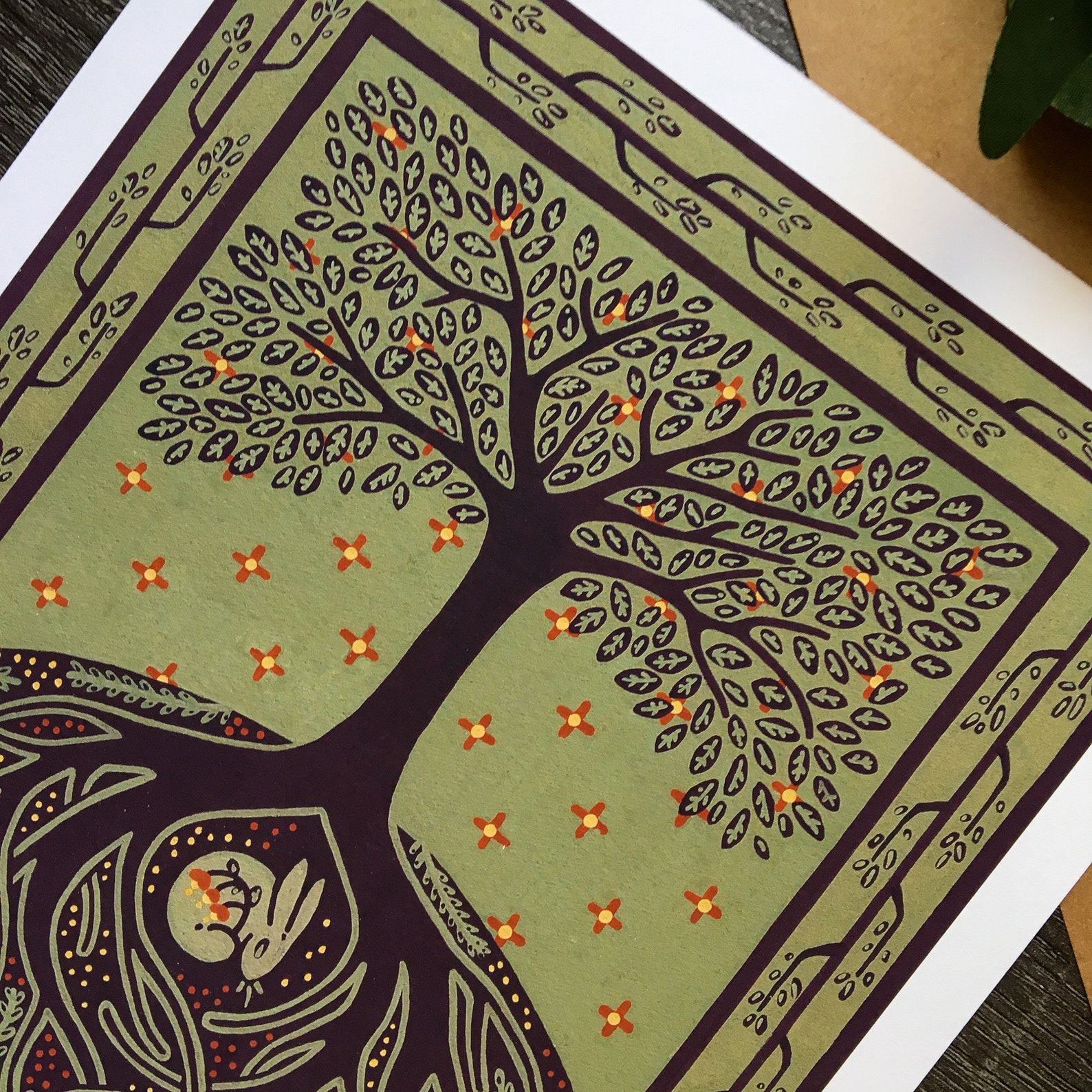 Heartwood 8x10 11x14 Art Print | Etsy