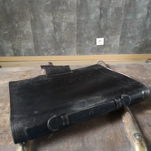 Leather Black Portfolio Folder Koloman Handler Writing Folder With ...