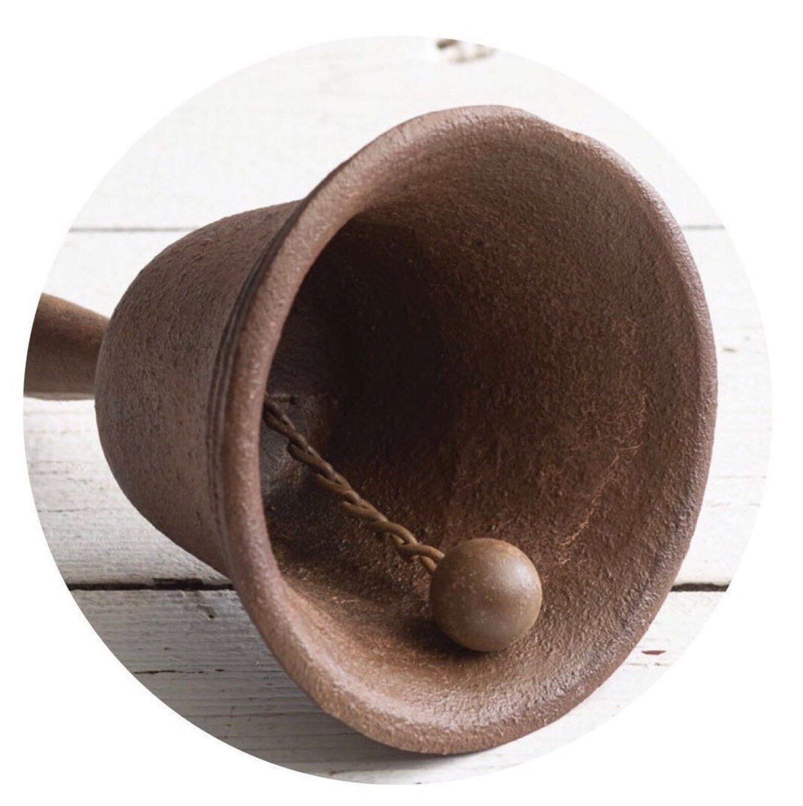 Farmhouse Metal Bell Rustic Tabletop Accents 7 1/2 Antiqued - Etsy