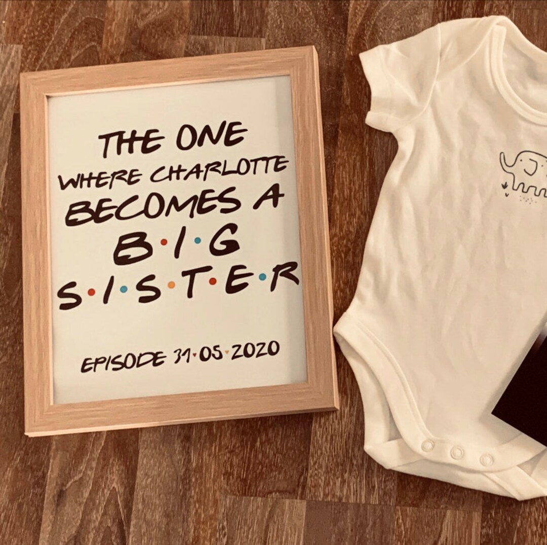 Friends Baby Announcement Sign Custom the One Where They Have - Etsy