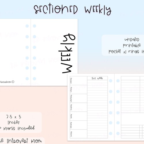 Daily Planner Pocket XL PDF Day Planner Productivity Planner | Etsy