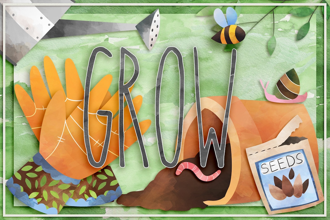 GROW - Garden Cards - Set of 50 - Digital Download - Etsy