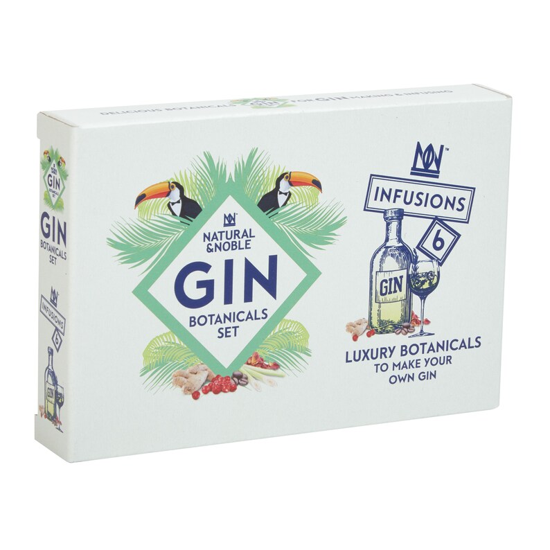 Gin Botanicals and Infusions Kit. 6 Finest Botanicals and Spices for ...