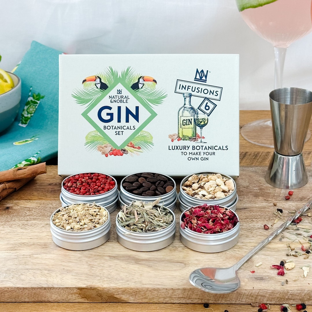 Gin Botanicals and Infusions Kit. 6 Finest Botanicals and Spices for ...