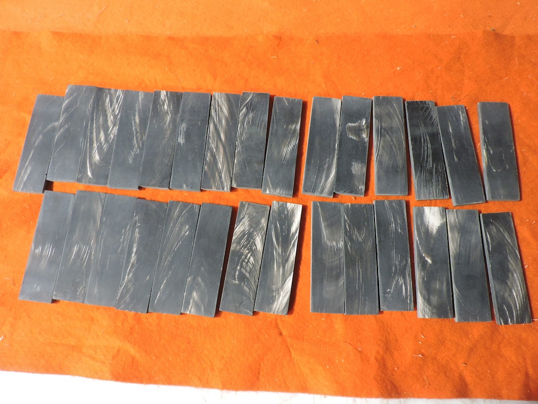 Natural Black Horn Blank/slab - Etsy