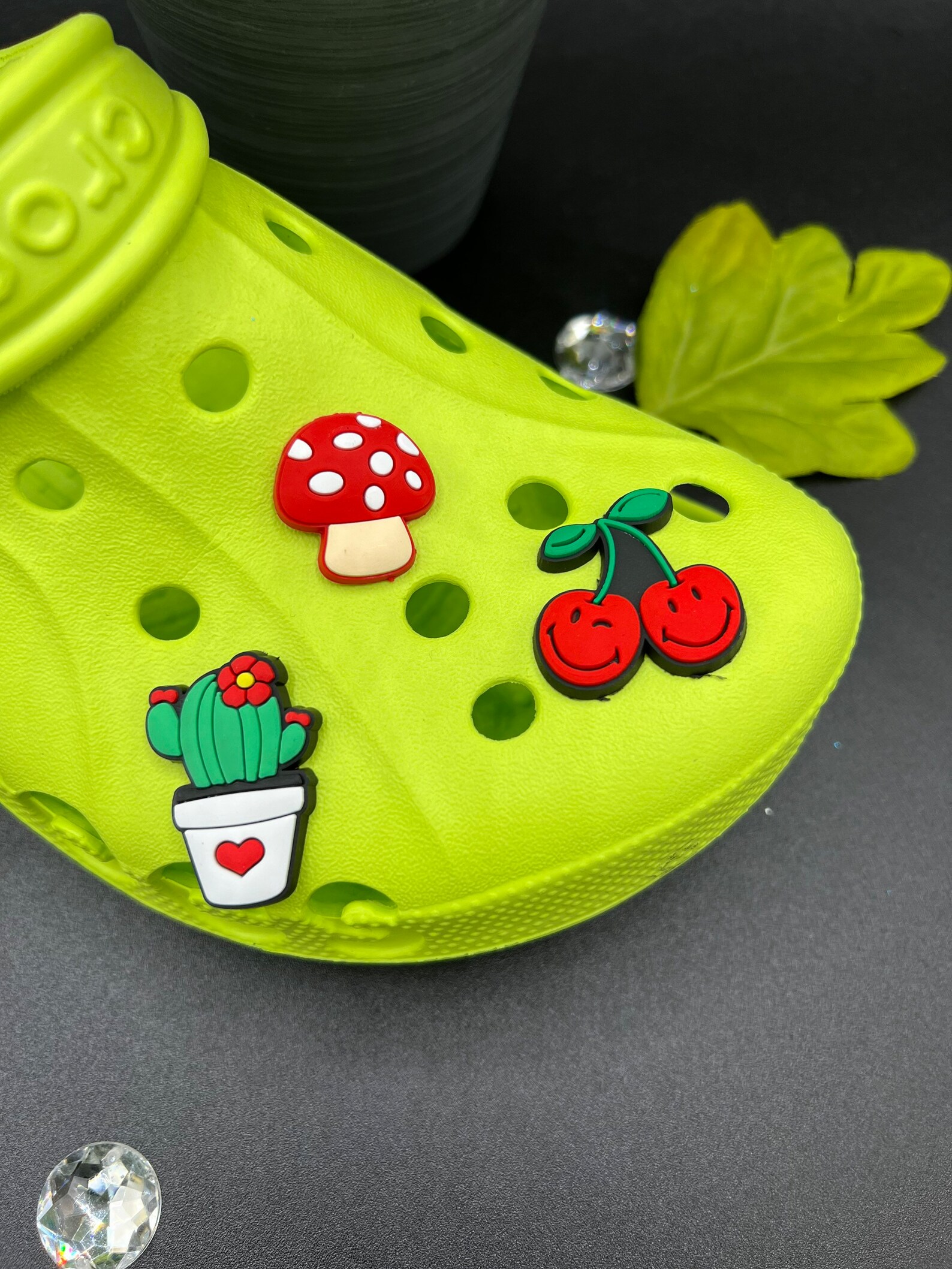 Fruit Shoe Charms Cherry Strawberry Avocado Food Charm - Etsy