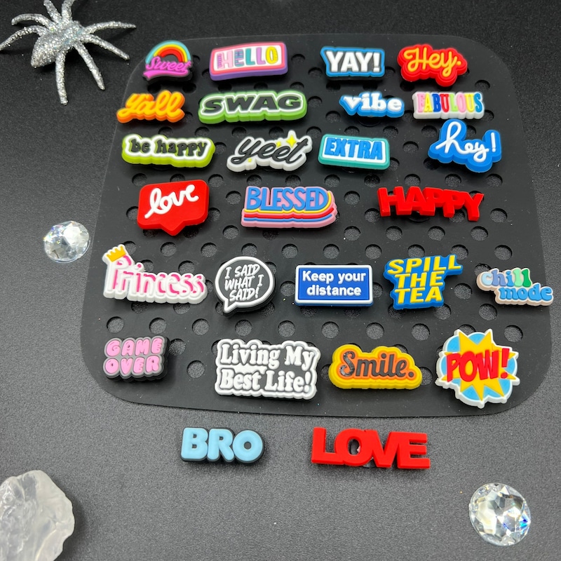 Croc Letters Charms - Etsy