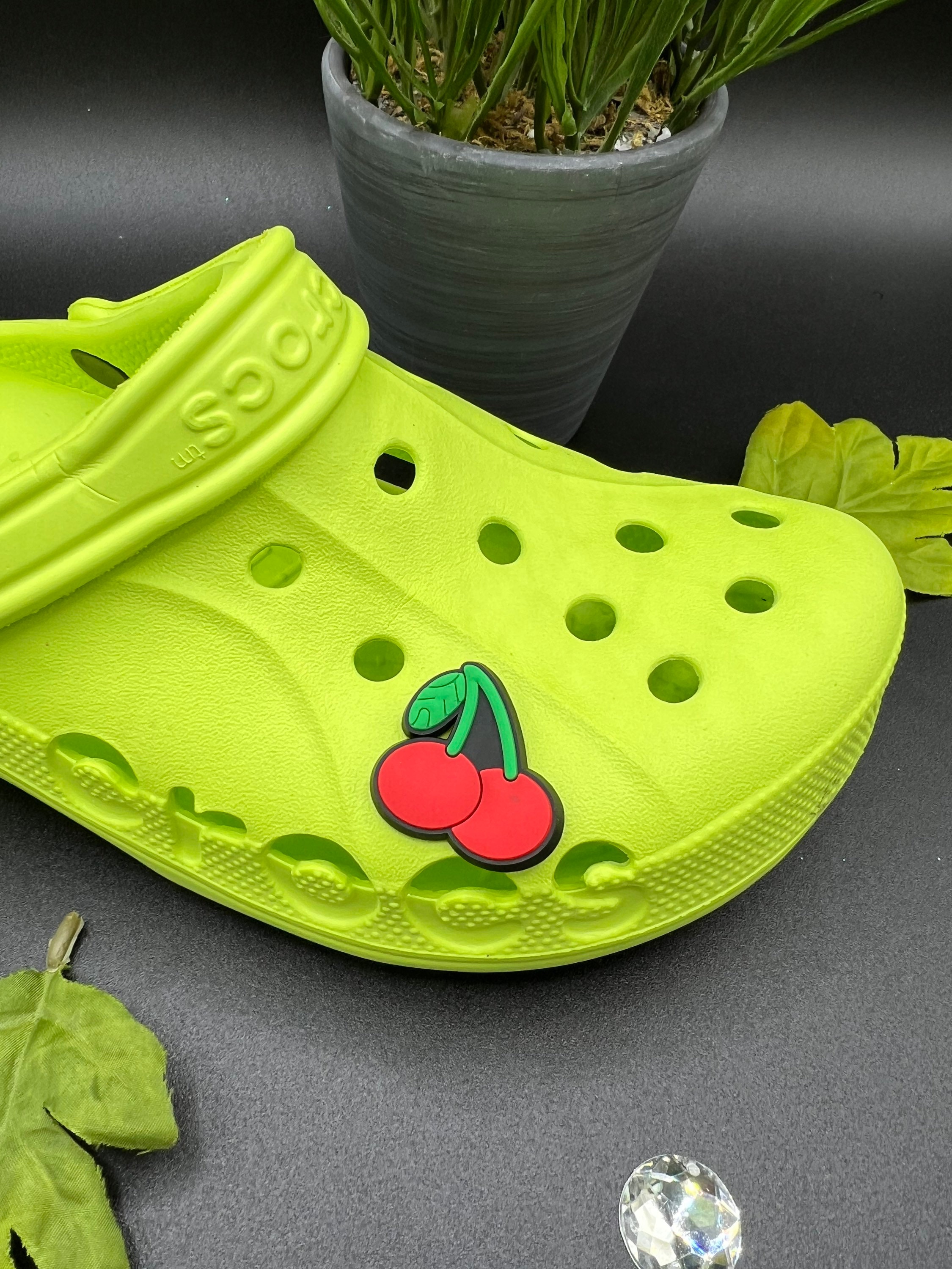 Fruit Shoe Charms Cherry Strawberry Avocado Food Charm - Etsy