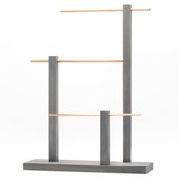 Metal Earring Display Stand, Gold T-bar Earring Holder Jewelry Display ...