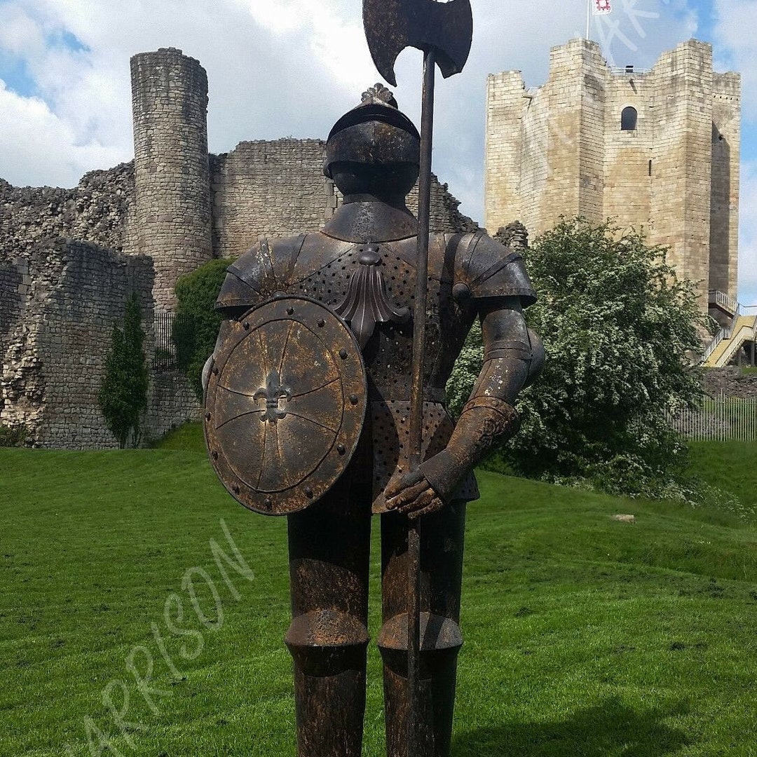 Rusty Knight in Suit of Armour Very Rustic - Etsy UK