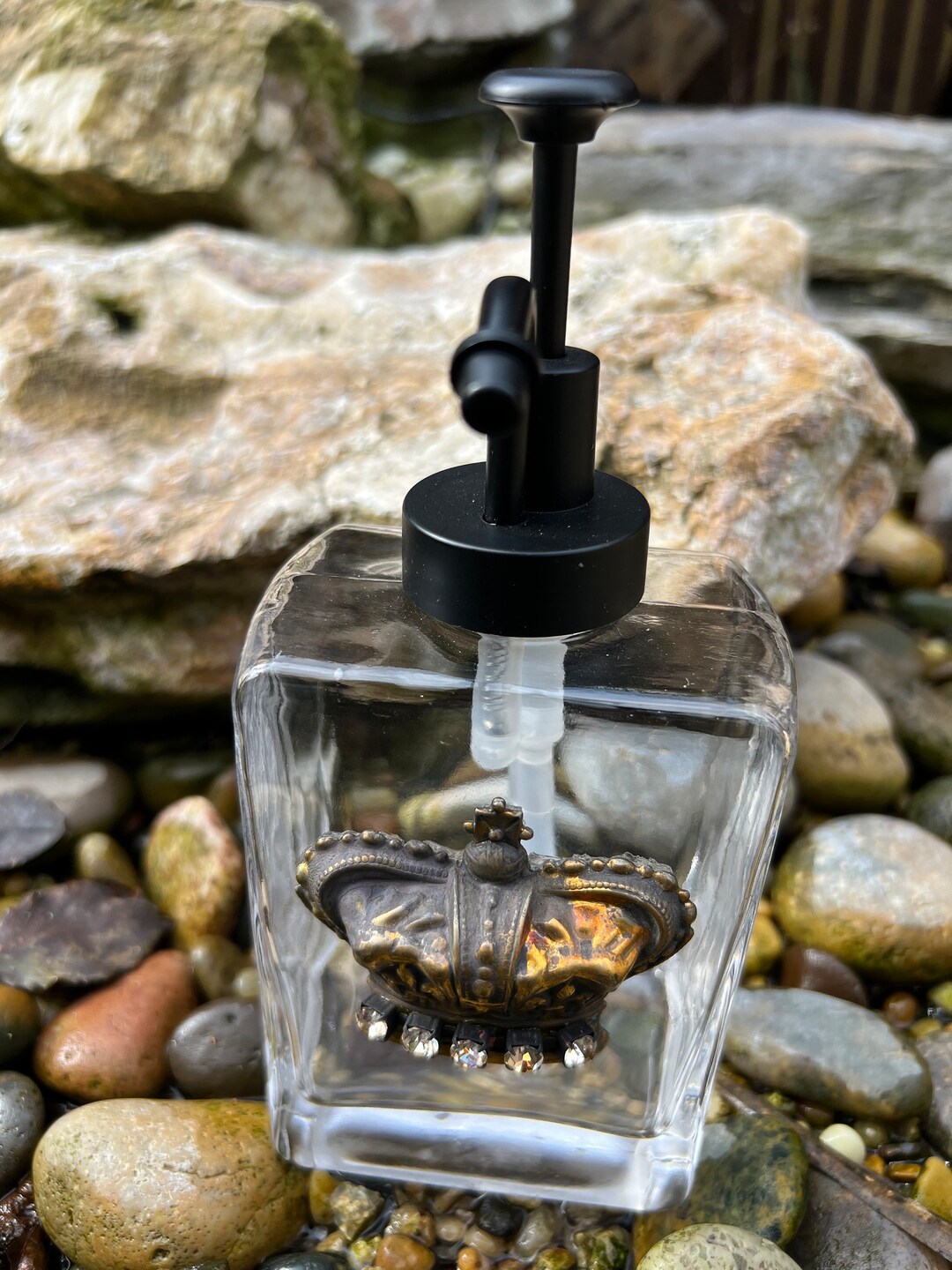 Silver Crown Soap Dispenser - Etsy