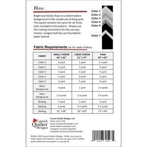 Blaze Quilt Pattern Pdf Download - Etsy